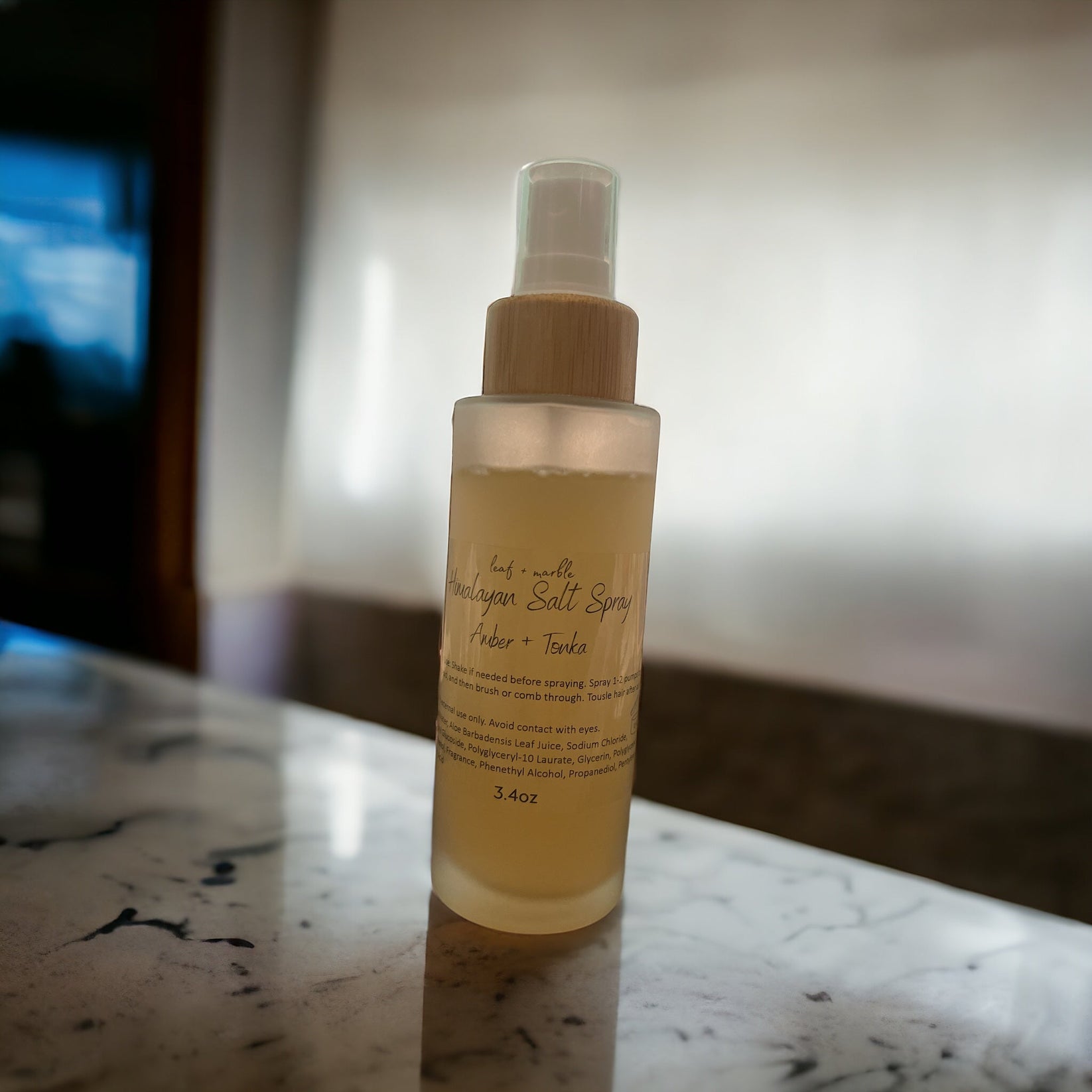 Himalayan Salt Hair Texturizing Spray – leaf + marble