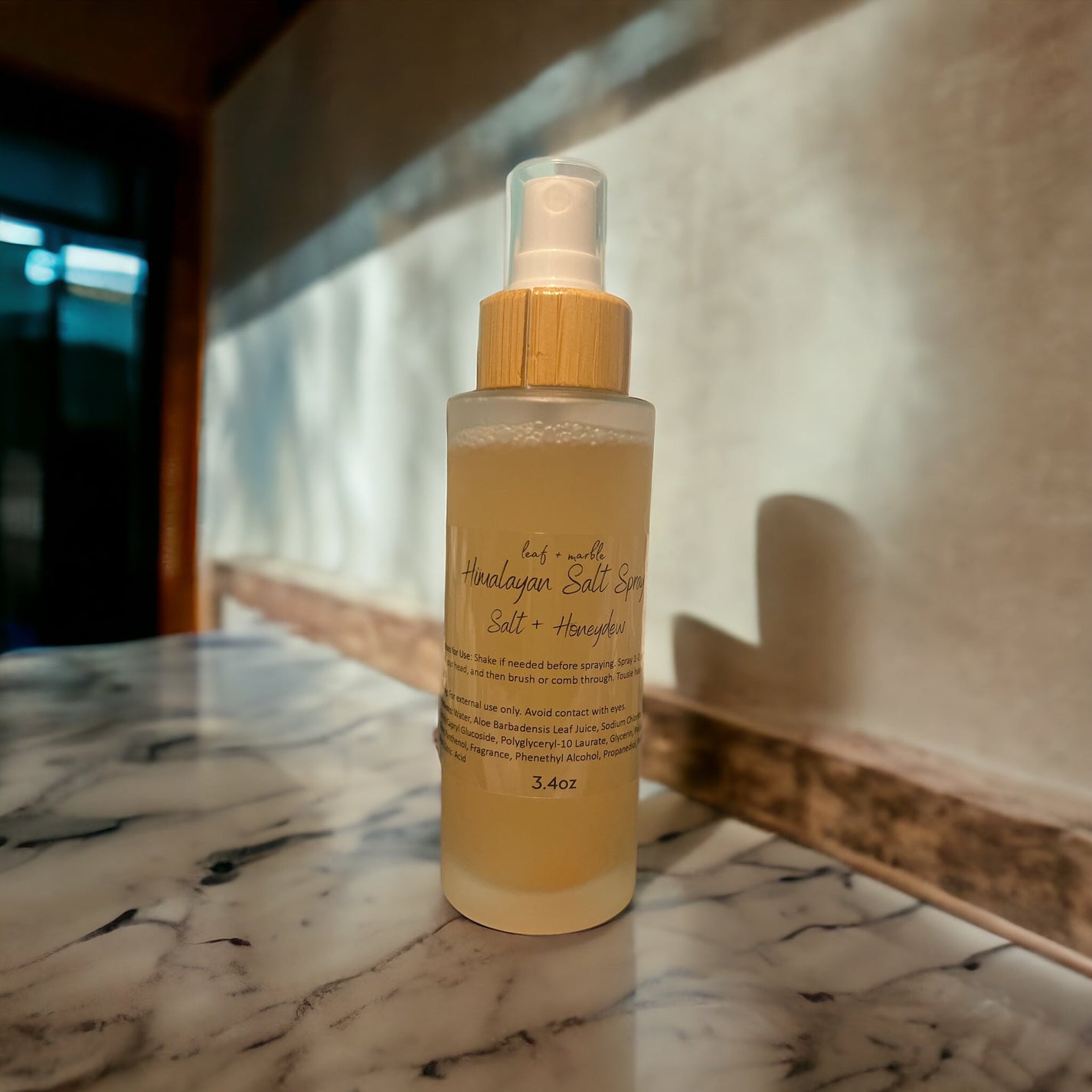 Himalayan Salt Hair Texturizing Spray – leaf + marble